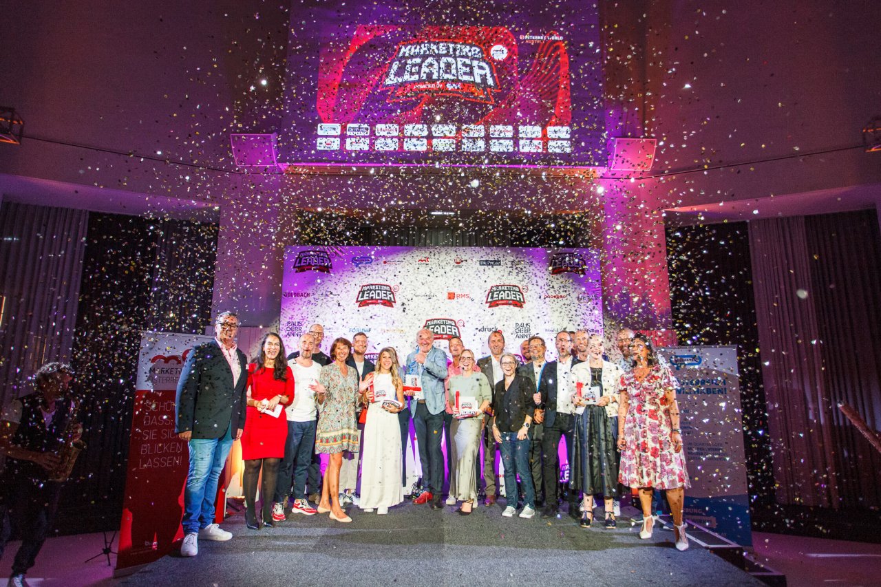 Marketing Leader of the year 2021 sind John Brady (gurkerl.at), Hannes ...